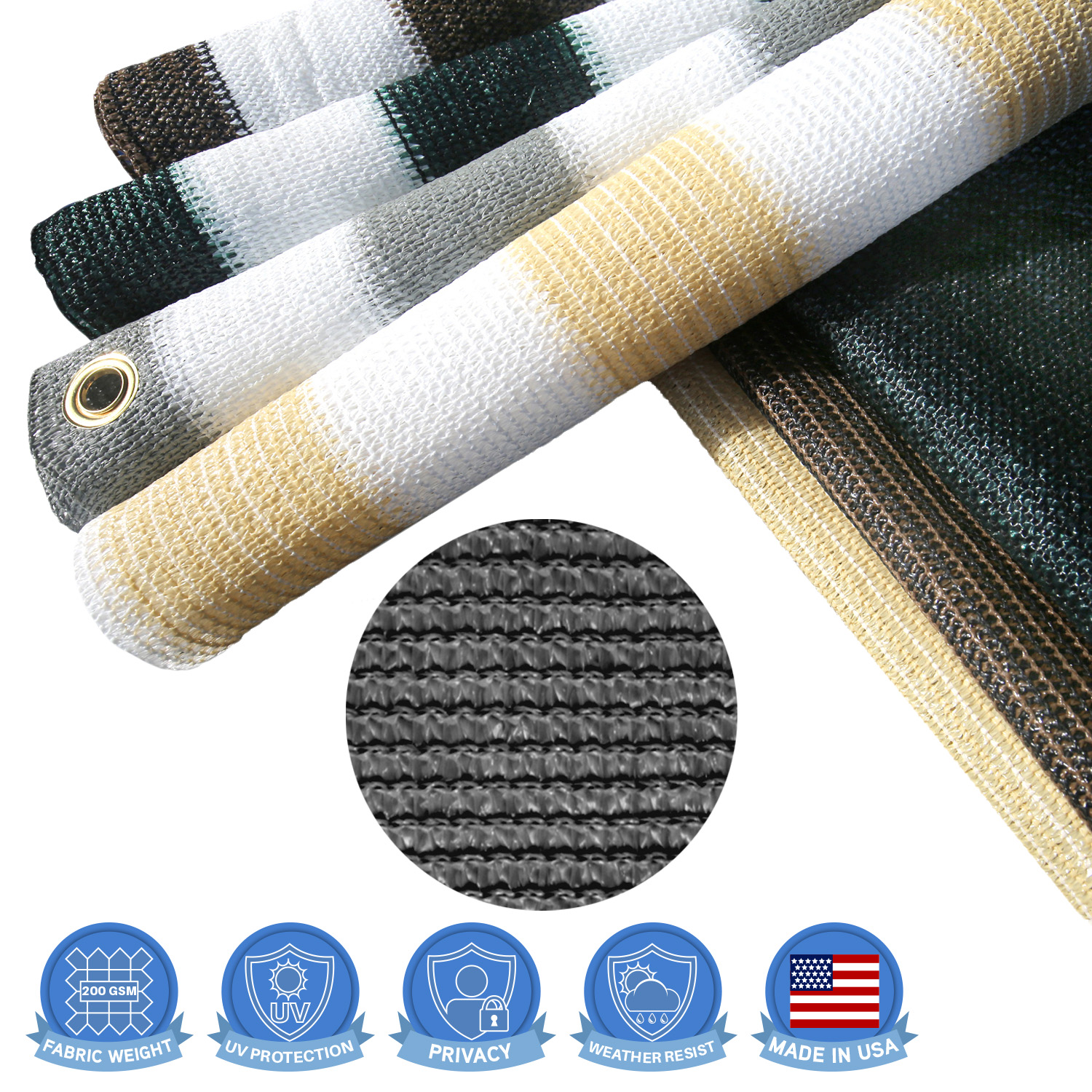 30in Balcony Privacy Fence Screen Deck Windscreen Mesh Shade Cover ...